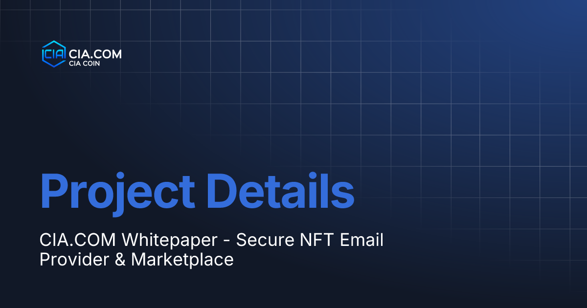 Project Details | CIA.COM Documentation