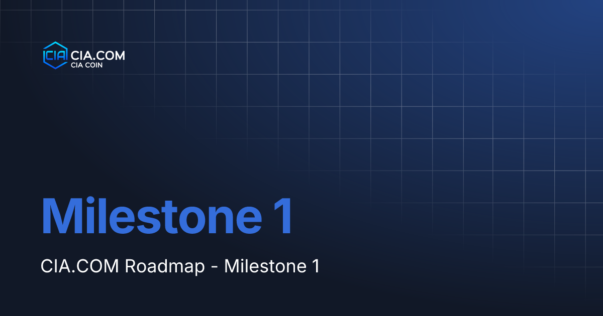 Milestone 1 | CIA.COM Documentation