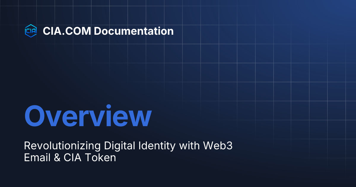 Overview | CIA.COM Documentation